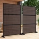 Privacy Screen Outdoor Free Standing Outdoor Screen Panel - 72"H x 47"W ...