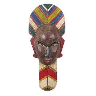 Novica Handmade Obaa Sima African Wood Mask - Bed Bath & Beyond - 37867699