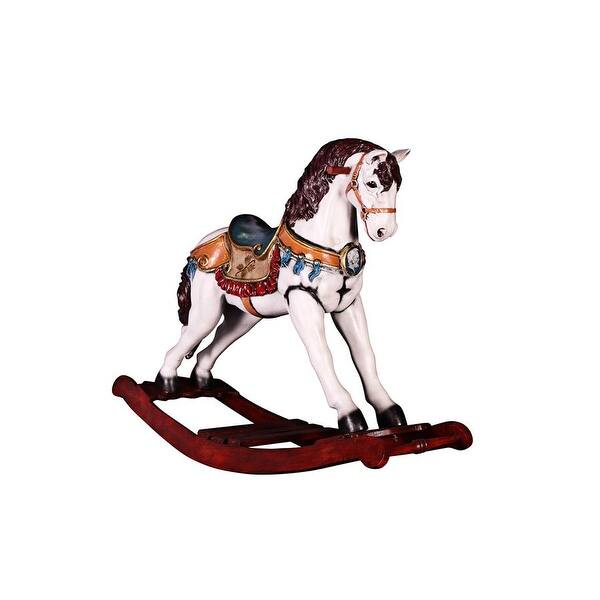 Design Toscano 'Victorian Carousel; Rocking Horse Christmas Statue ...