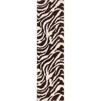 Well Woven Madison Shag Safari Zebra Animal Print Shag Area Rug - Bed ...
