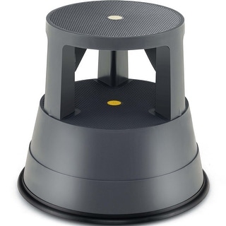 Costway Kick Stool Rolling Step Stool W/ Non-Slip Rubber Platform - Bed ...