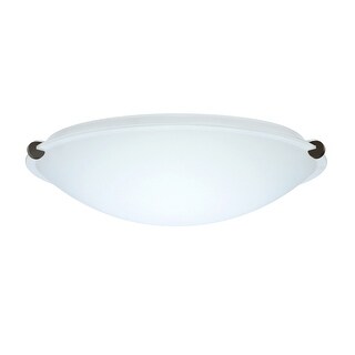 Besa Lighting 968007 Trio 3 Light Flush Mount Ceiling Fixture with ...
