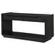 Leandro 2-drawer Entryway Sofa Console Table Burnished Black - Bed Bath ...