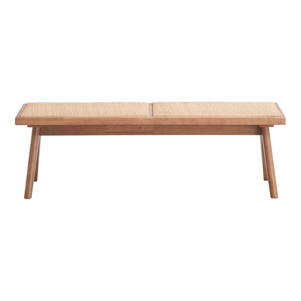 ACME Velentina Rattan Bench in Natural - On Sale - Bed Bath & Beyond ...