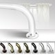 Energy-saving Wraparound Adjustable French Blackout Curtain Rod Set ...