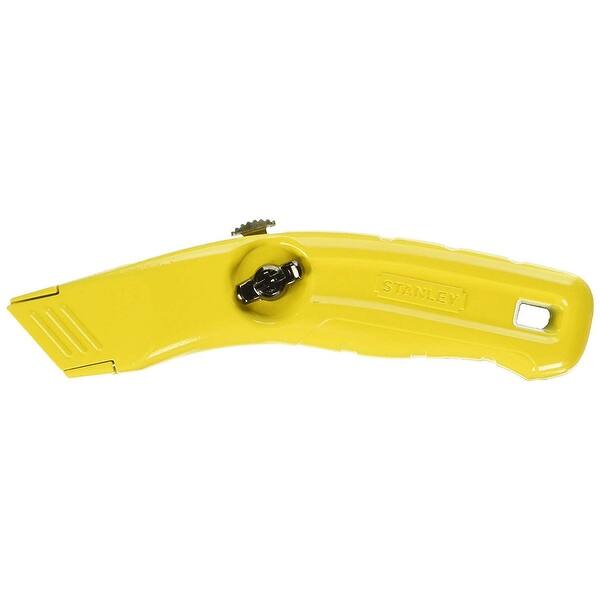 Ergonomic Quick Change Retractable Blade Utility Knife - Yellow - 8"L x ...