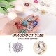 Button Cover Cufflinks for Women, Rhinestone Flower Button Cuff Links ...