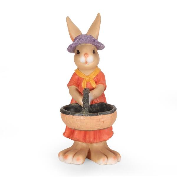 Rafter Outdoor Rabbit Garden Statue by Christopher Knight Home - 14.25 ...