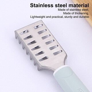 Fish Scale Remover Food Grade RustProof Stainless Steel Sawtooth Style ...