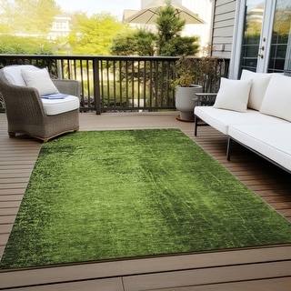Machine Washable Indoor/ Solid Ombre Outdoor Chantille Rug - Bed Bath ...