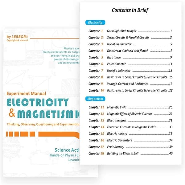 STEM Physics Science Lab Basic Circuit Learning Starter Kit Electricity ...
