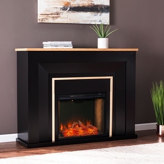 SEI Furniture Cardington Fireplace - 52"W x 15"D x 40"H - Bed Bath ...