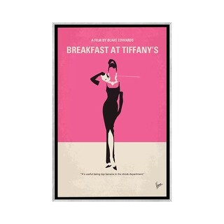 iCanvas "Breakfast At Tiffany's Minimal Movie Poster" by Chungkong ...