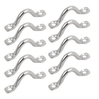 304 Stainless Steel 5mm Thick Humpback Shape Fixed Buckle Pad Eye Plate ...