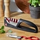 ZWILLING Razor-Sharp 4-Stage Pull Through Knife Sharpener with Shear ...