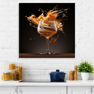Designart "Bourbon Ballet Cocktail I" Cocktails Wall Art - Bed Bath ...