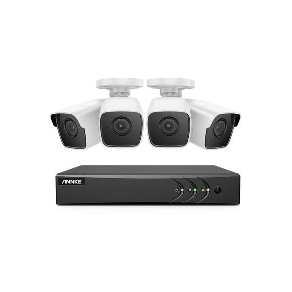 ANNKE 5MP Home Security Camera System,4 Pcs Wired Outdoor CCTV Cameras ...