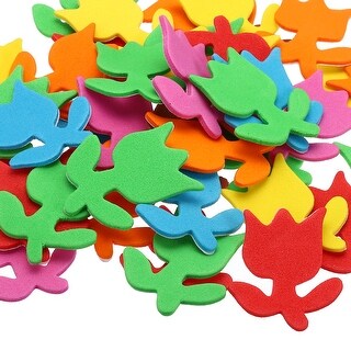 Foam Stickers, EVA Self Adhesive Foam Shape Stickers, Rose Style ...