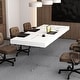 VersaTable Meeting Table with Tempered Glass Leg for Dining and Office ...