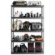 Gladiator GarageWorks EZ Connect 5-shelf Rack - 48" w x 72" H X 24" D ...