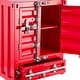 Industrial Container Nightstand Retro Bedside Storage Cabinet with Door ...