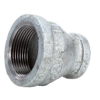 American Imaginations 2 in. x 0.5 in. Galvanized Coupling; Galvanized ...