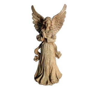 Sand Finish Angel Stand Withwings Up - Bed Bath & Beyond - 29628922