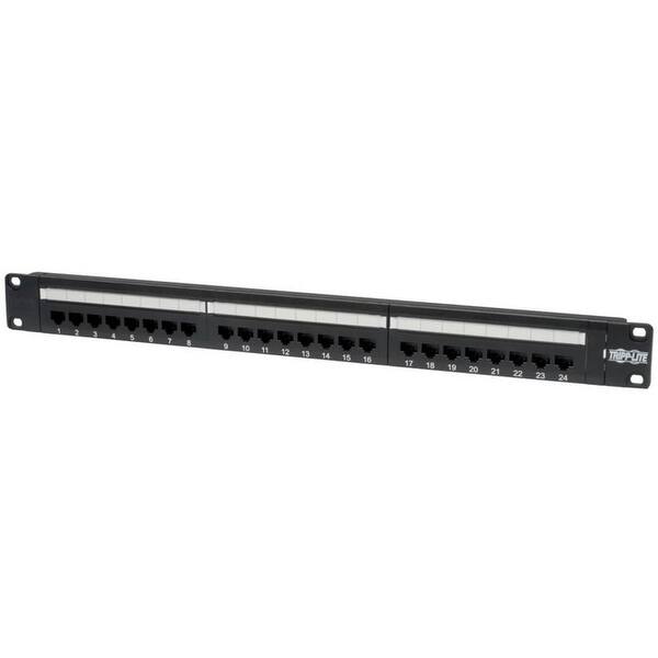 Tripp Lite 24-Port Cat6 Cat5 Patch Panel Rackmount 110 Punch Down RJ45 ...