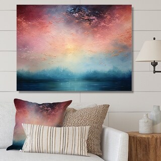 Designart "Colorful Sky Photo Celestial Mirage II" Landscapes Wall Art ...