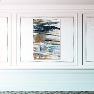 Oliver Gal 'Sunrise Magic' Abstract Wall Art Canvas Print Paint - Blue ...