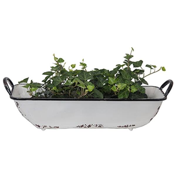 A&B Home Iron Rectangular Outdoor Tray with Handles - Bed Bath & Beyond ...