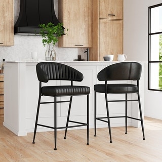 Classic Home Umbria Bar & Counter Stools in Jet Black - Bed Bath ...
