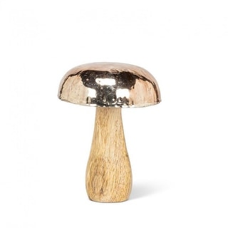 Small Mushroom With Silver Cap Figurine - Bed Bath & Beyond - 42472649