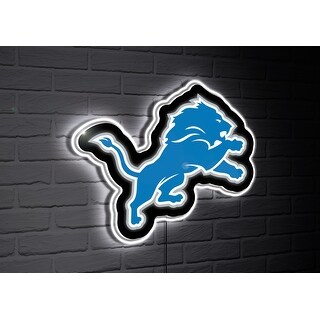 Detroit Lions Team Logo LED Wall Decor Lighted Sign - Bed Bath & Beyond ...