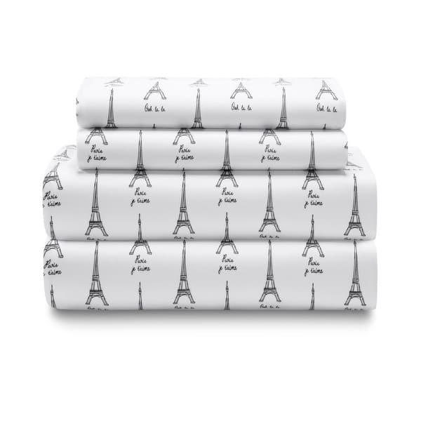 Whimsical Printed Pattern Microfiber Bed Sheet Set - On Sale - Bed Bath ...