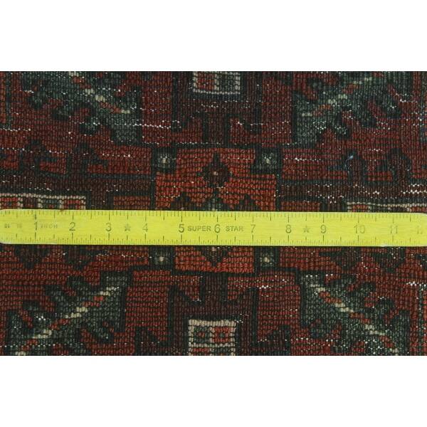 Semi Antique Alexina Rust/Navy Runner - 3'5" x 8'2" - Bed Bath & Beyond ...