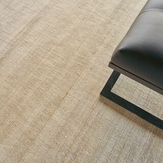 EXQUISITE RUGS Sanctuary Hand-loomed Bamboo Silk/Wool Linen Area Rug ...