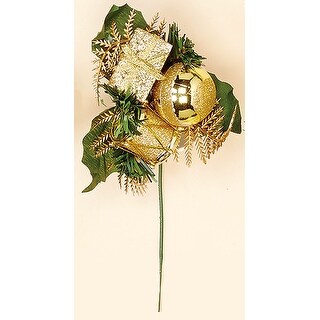 Xmas Pick, Gold, Set of 12 - 8" - Bed Bath & Beyond - 38377565