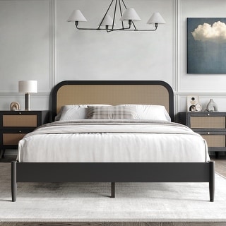CraftPorch Mid-Century Modern Platform Bed - On Sale - Bed Bath ...