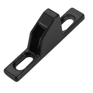 55mm x 9mm x 19mm Zinc Alloy Sliding Door Window Lock Keeper Black ...