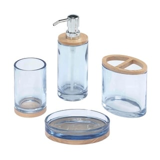 Izod Cove 4-Piece Bath Accessory Set - 4 Pc Accessory Set - Bed Bath ...