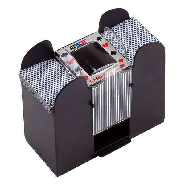 GSE™ 6-Deck Casino Automatic Card Shuffler. Battery-Operated Electric ...