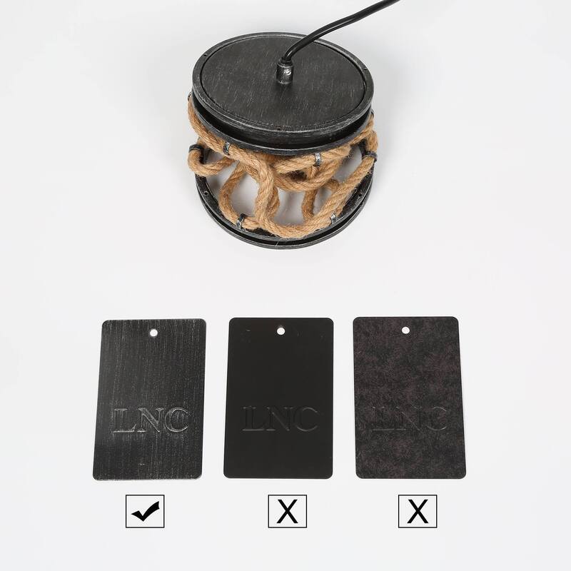 Farmhouse 1-Light Cylinder Pendant Lights for Kitchen Island - D5.5" x ...