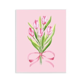 Stupell Pretty And Sweet Tulips Wall Plaque Art Design By Nina Jacobs ...