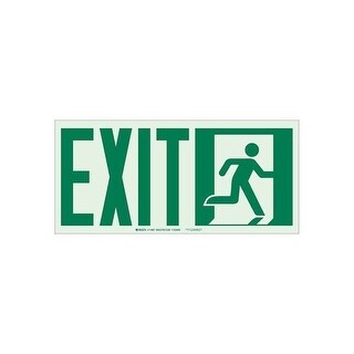 Brady Exit Sign,Exit,7"x15" 114668 - 1 Each - Bed Bath & Beyond - 41215012