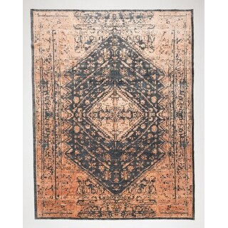 Rustic Rust Area Rug - 9' 0'' X 11' 9'' - 9' 0'' X 11' 9'' - Bed Bath ...