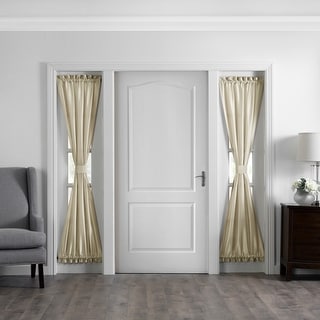 Gracewood Hollow Ford Faux Silk French Door Window Panel - On Sale ...