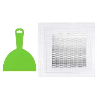 6-inch Putty Knife 6" & 8" Self-Adhesive Aluminum Wall Repair Patch ...