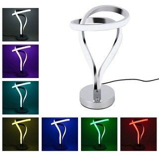 Spiral RGB Table Lamp Touch Dimmable LED Lamp - Bed Bath & Beyond ...