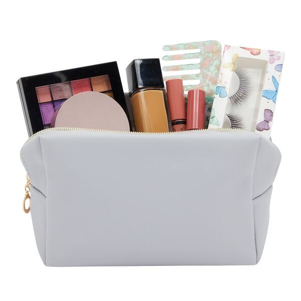 neutral makeup bag